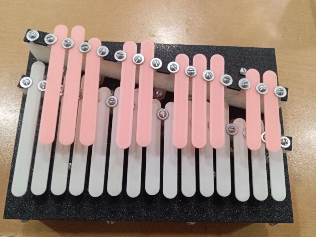 🎵 Tunable chromatic mbira/kalimba/thumb piano musical instrument!・Free ...