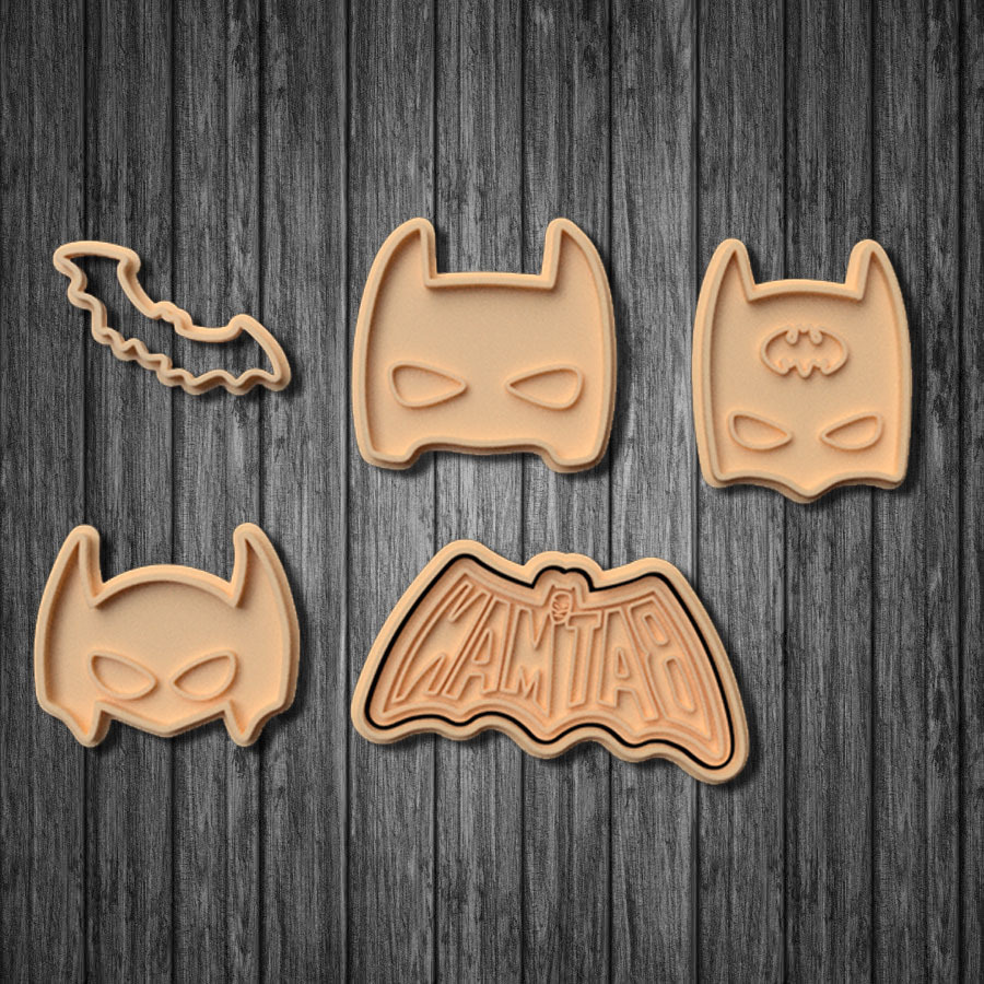 STL file Batman cookie cutter set of 5 🍪・3D printable model to download ...