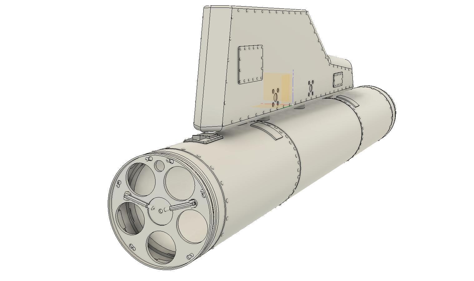 STL file Freewing Yak 130 90mm B-13L Rocket Launcher 🚀 ・3D print model ...