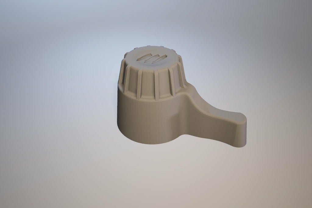 Free STL file Prusa-style quick dial knob with knurled top 🔝 ・3D ...