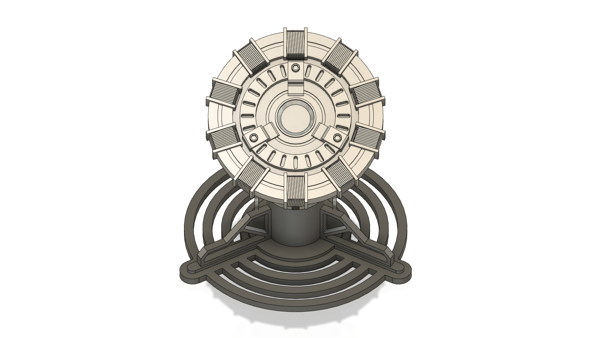 🦾 Arc Reactor with Stand・ STL File for 3D printing・Cults