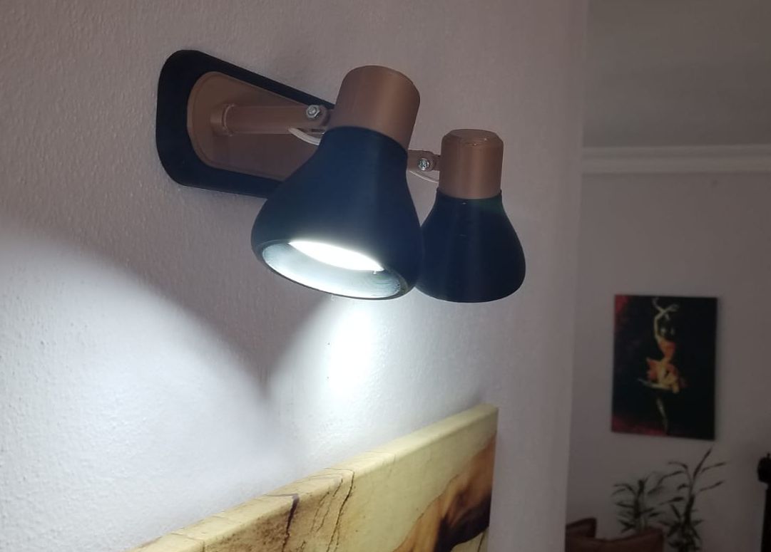 STL file Wall Lamp 🔦・Template to download and 3D print・Cults
