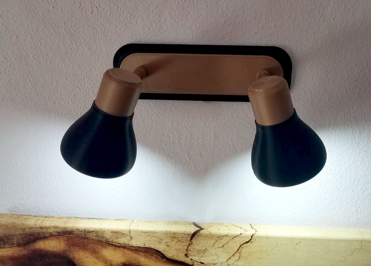 STL file Wall Lamp 🔦・Template to download and 3D print・Cults