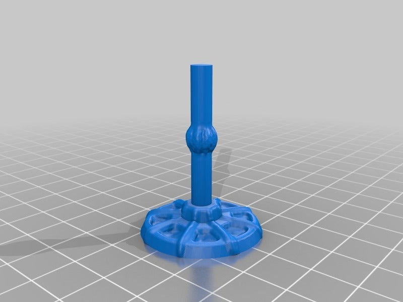 🦸 Wrought Iron Cafe Table (1:18 scale)・Free STL File for ・Cults