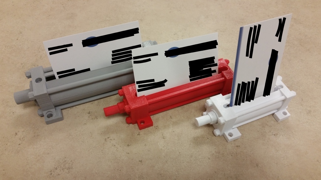 🏢 Business Card Holder Cylinder・Free 3D File for ・Cults