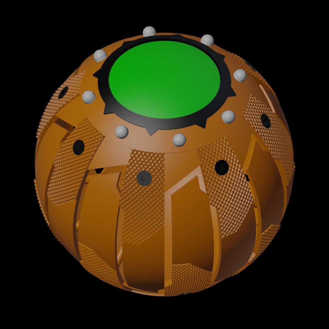 🎃 Pumpkin Bomb V2・ STL File for ・Cults