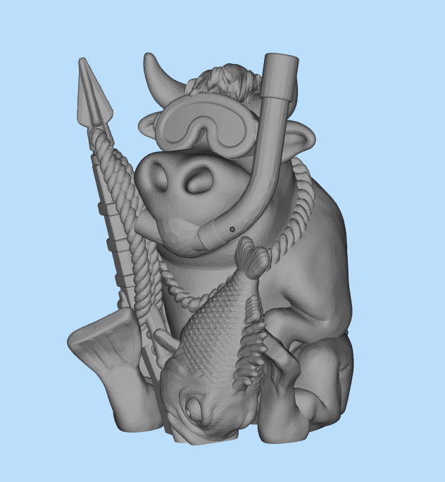 Free STL file Diver 2021 🐂・Model to download and 3D print・Cults
