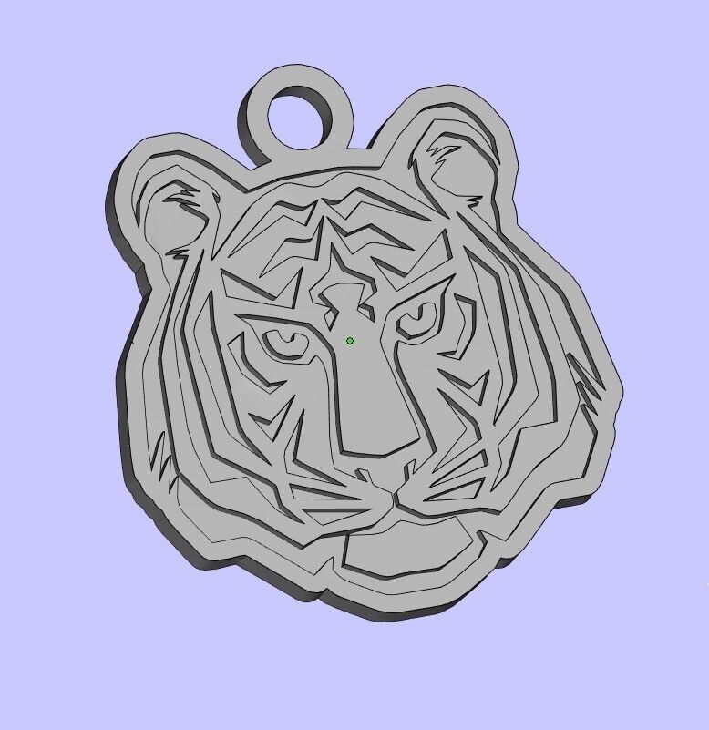 🐅 tiger keychain・Free STL File for ・Cults