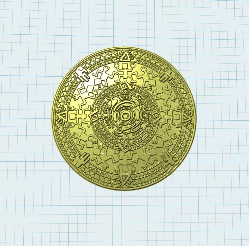 Free STL file aztec medal 🏅 ・3D print design to download・Cults