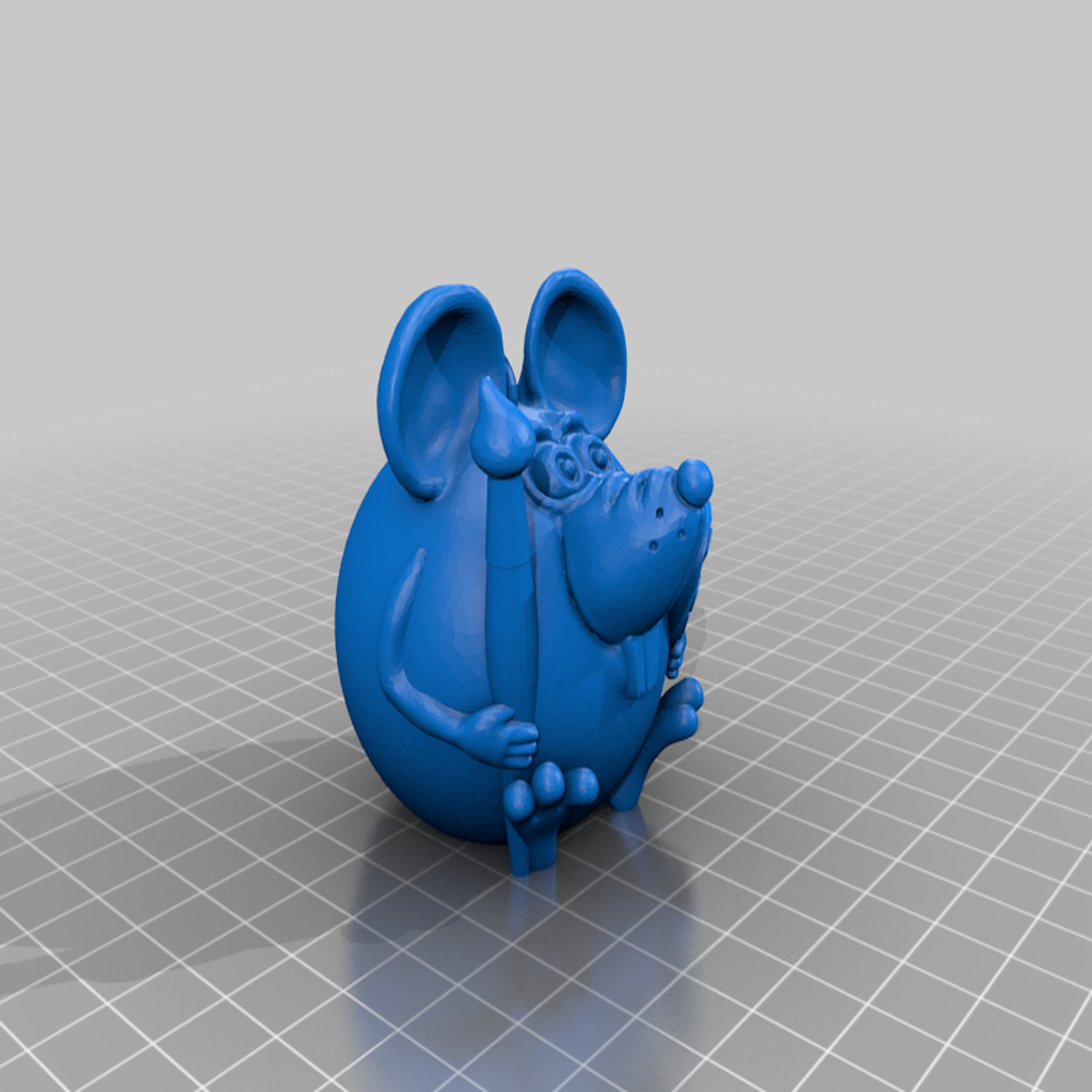 Free STL file mouse artist 🐁 ・3D printer design to download・Cults