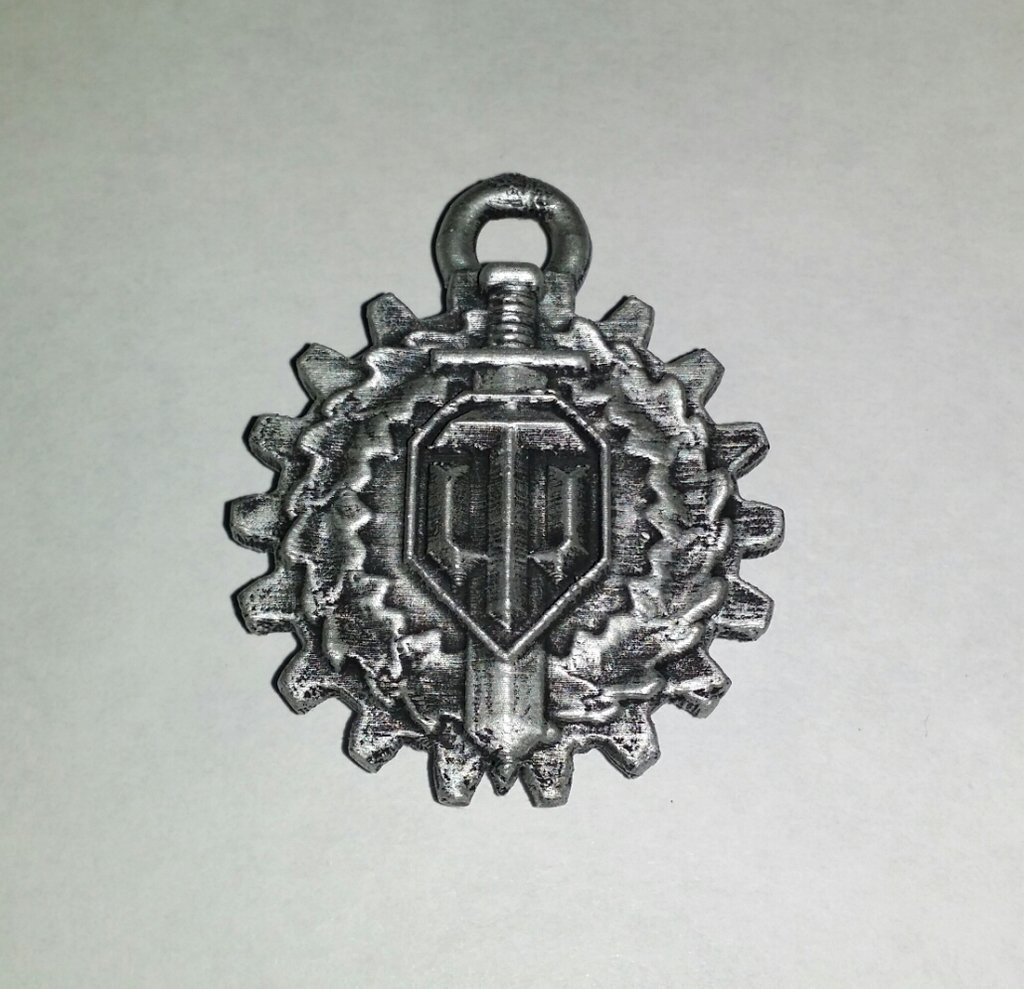 3D printable WOT logo keychain・Cults