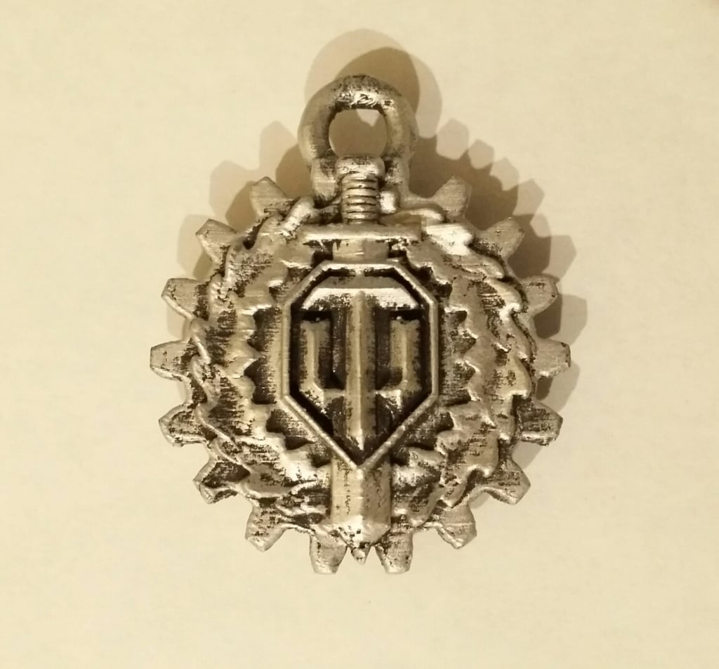 3D printable WOT logo keychain・Cults