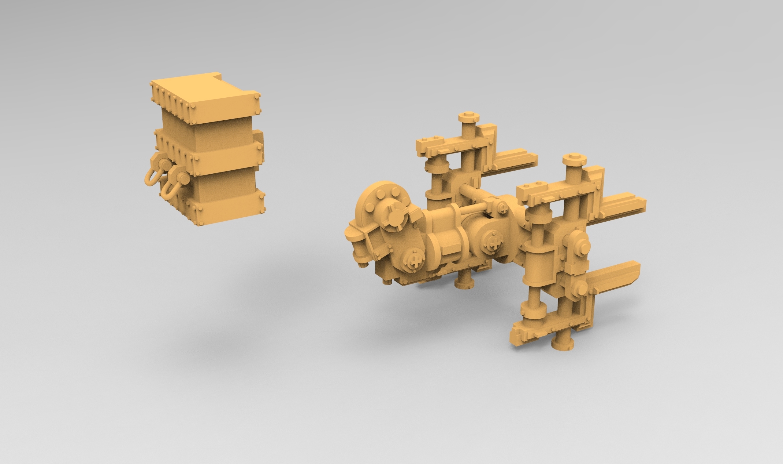 Archivo 3D Kit de conversión Sentinel Power Lifter ⚔・Modelo para ...