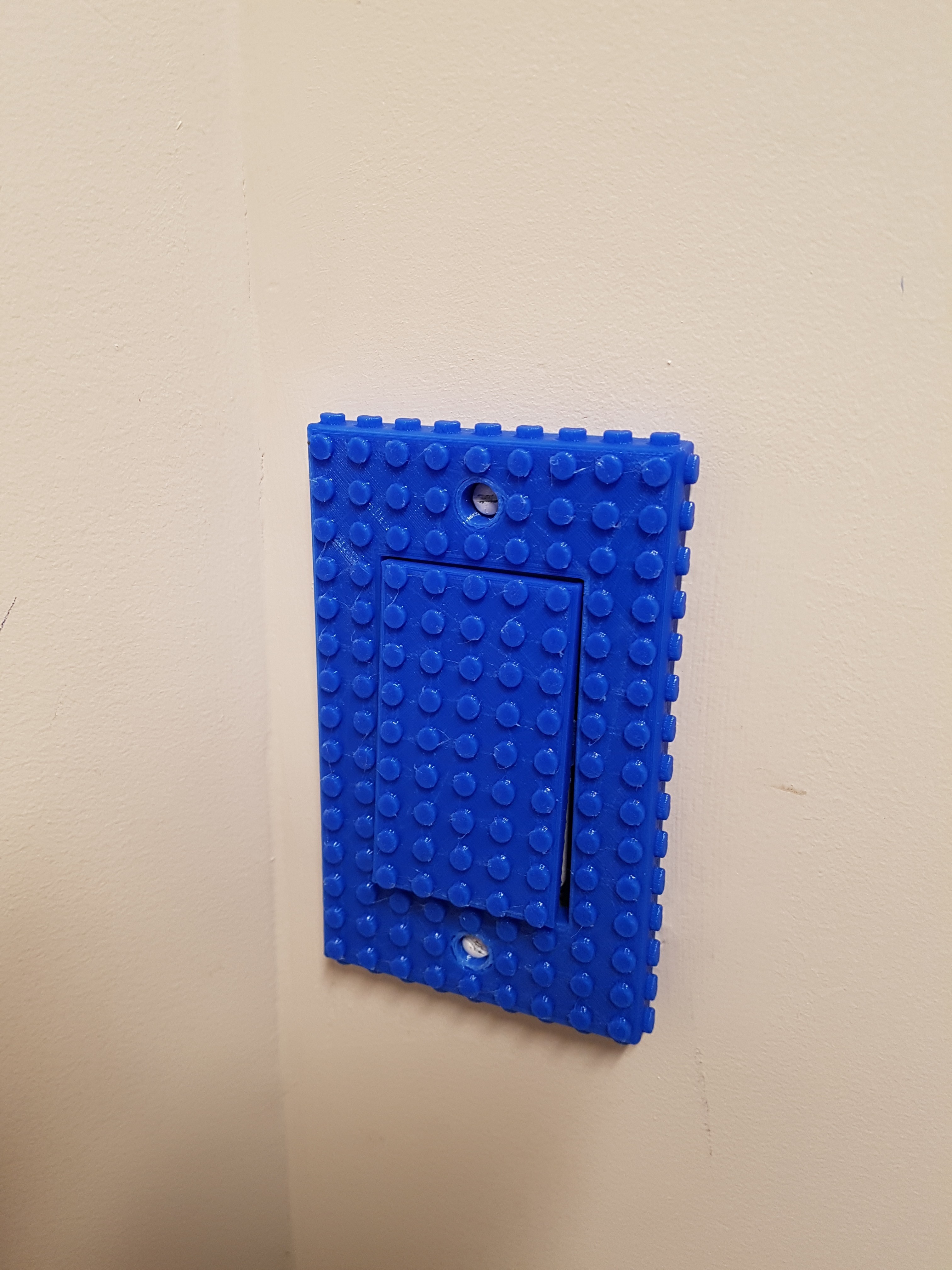 Free STL file lego wall switch plate 🎲 ・3D printer model to download・Cults