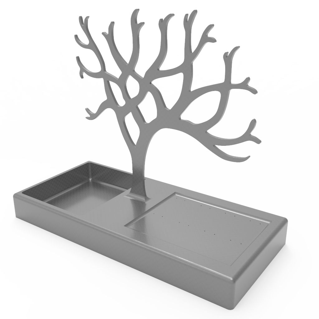 🌳 Tree Necklace Hanger・Free STL File for ・Cults