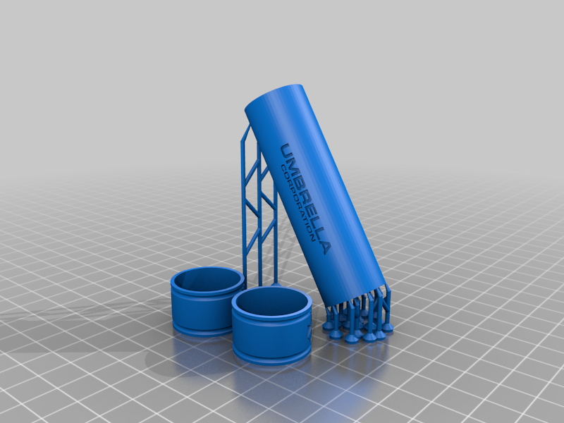 🎮 T-Virus Canister - Residual Evil・Free STL File for ・Cults