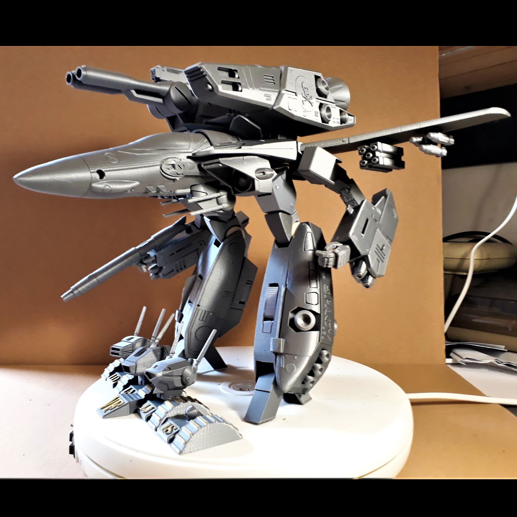 Archivo 3D VF-1 Super Veritech ( Macross - Robotech ) 🤖 ・Plan para ...