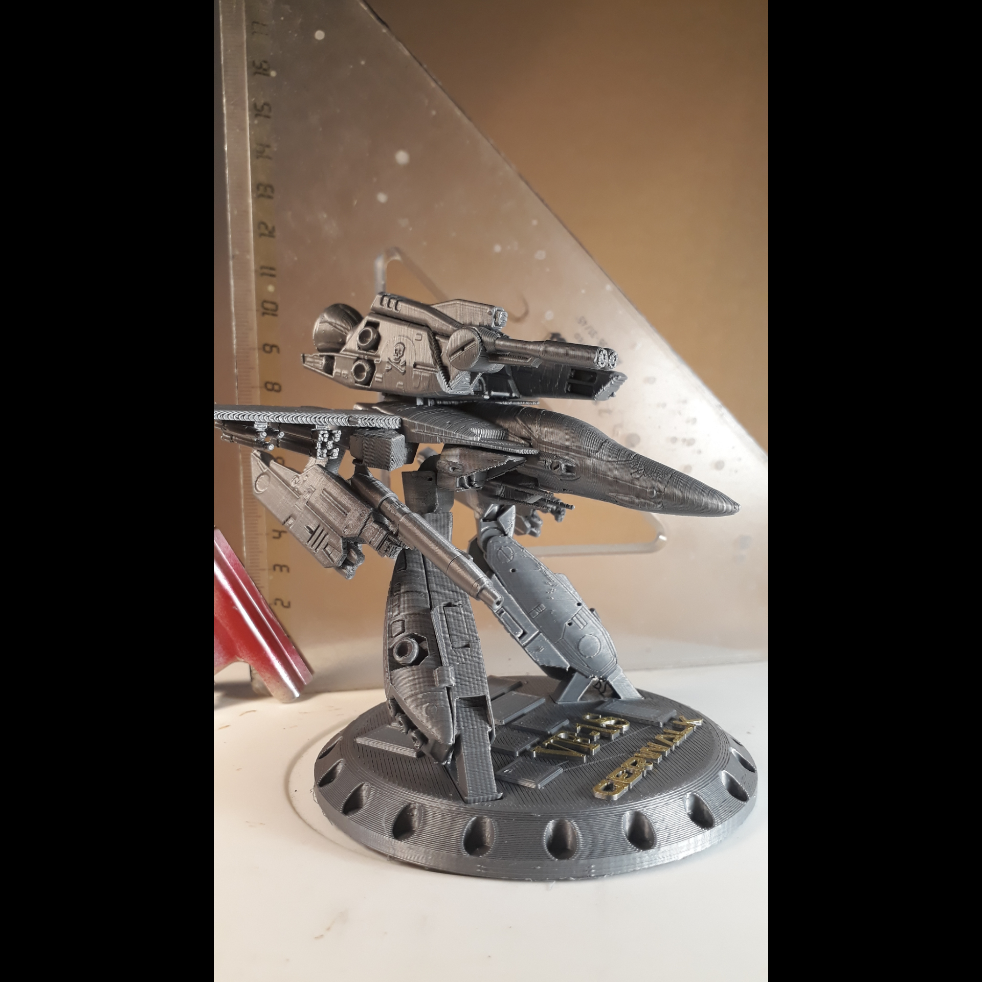 🤖 Gerwalk VF-1S - Macross Robotech Static Figure・ STL File for ・Cults