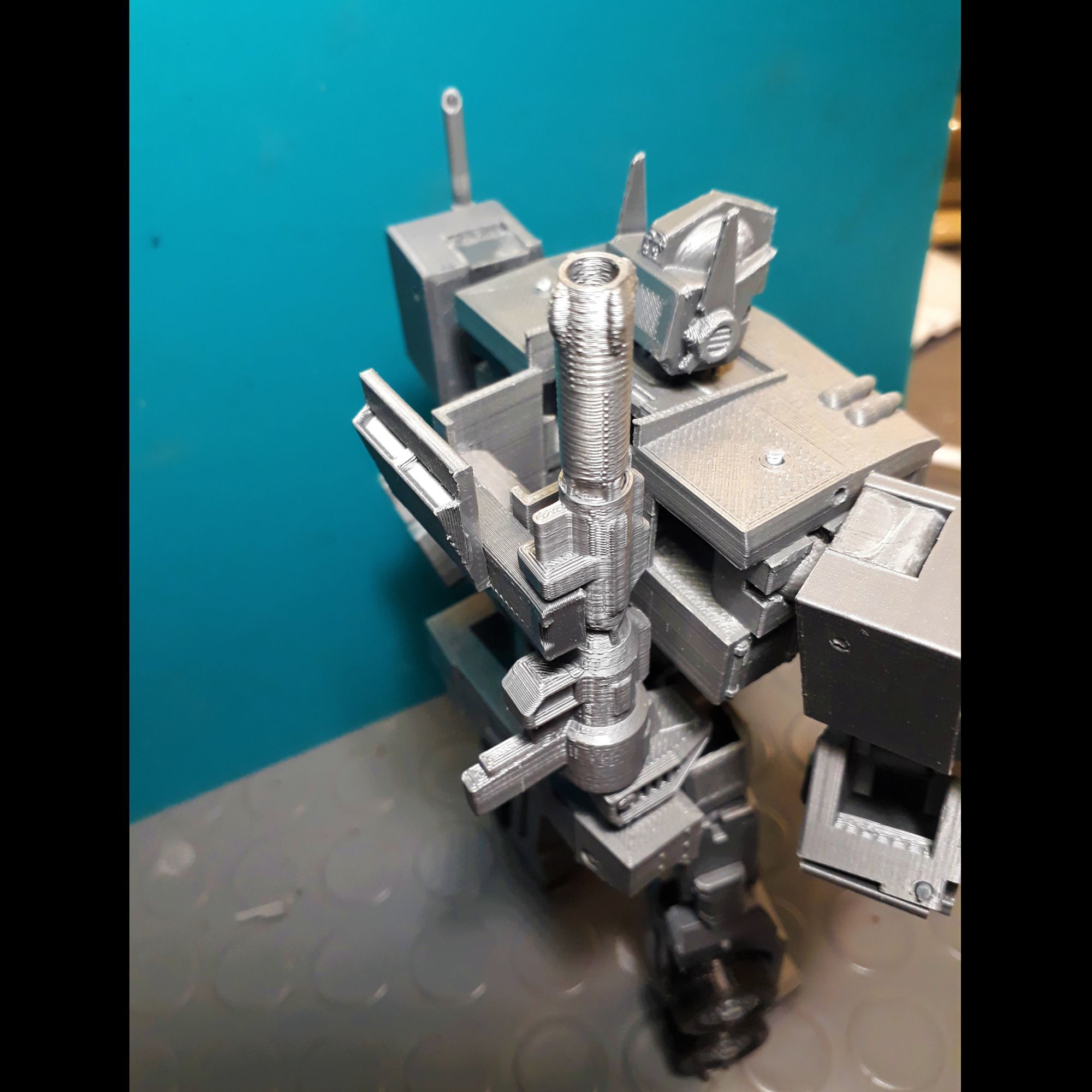 🔫 Optimus Prime Rifle and Support・Free STL File for ・Cults