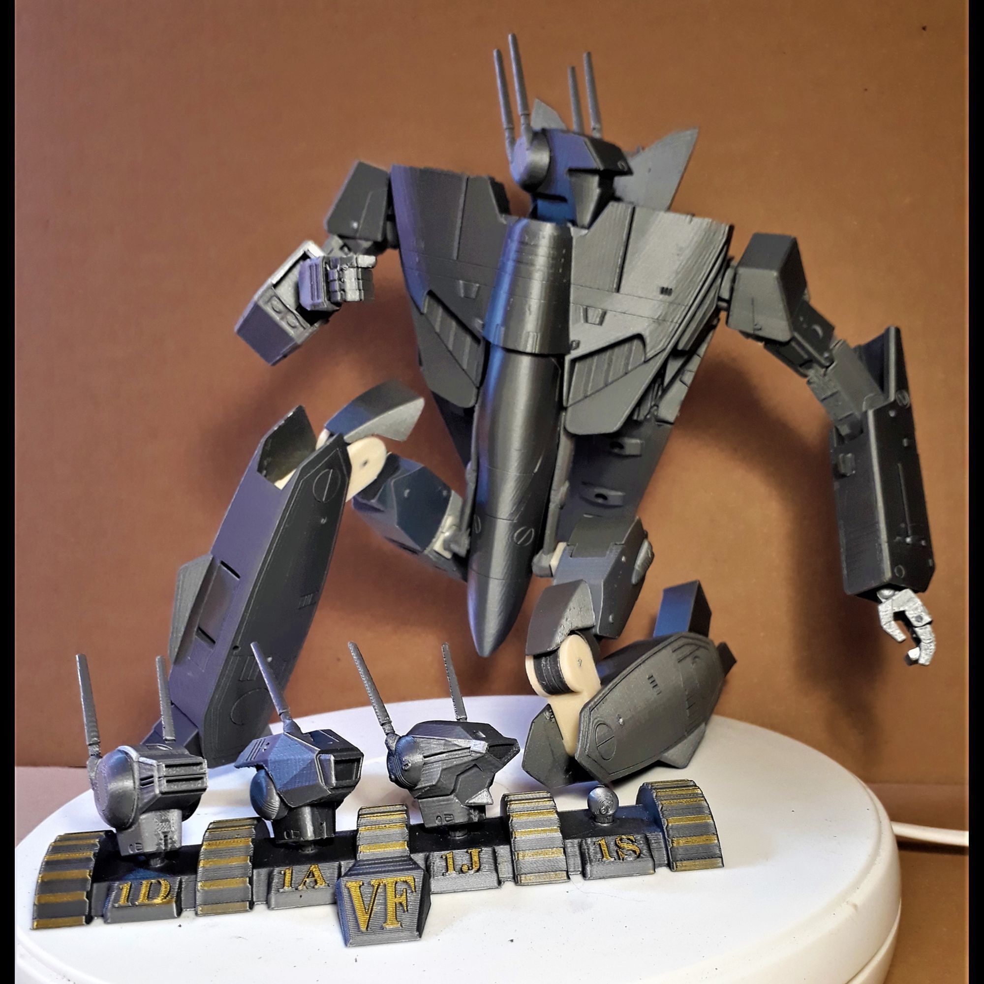 Archivo 3D VF-1 Super Veritech ( Macross - Robotech ) 🤖 ・Plan para ...