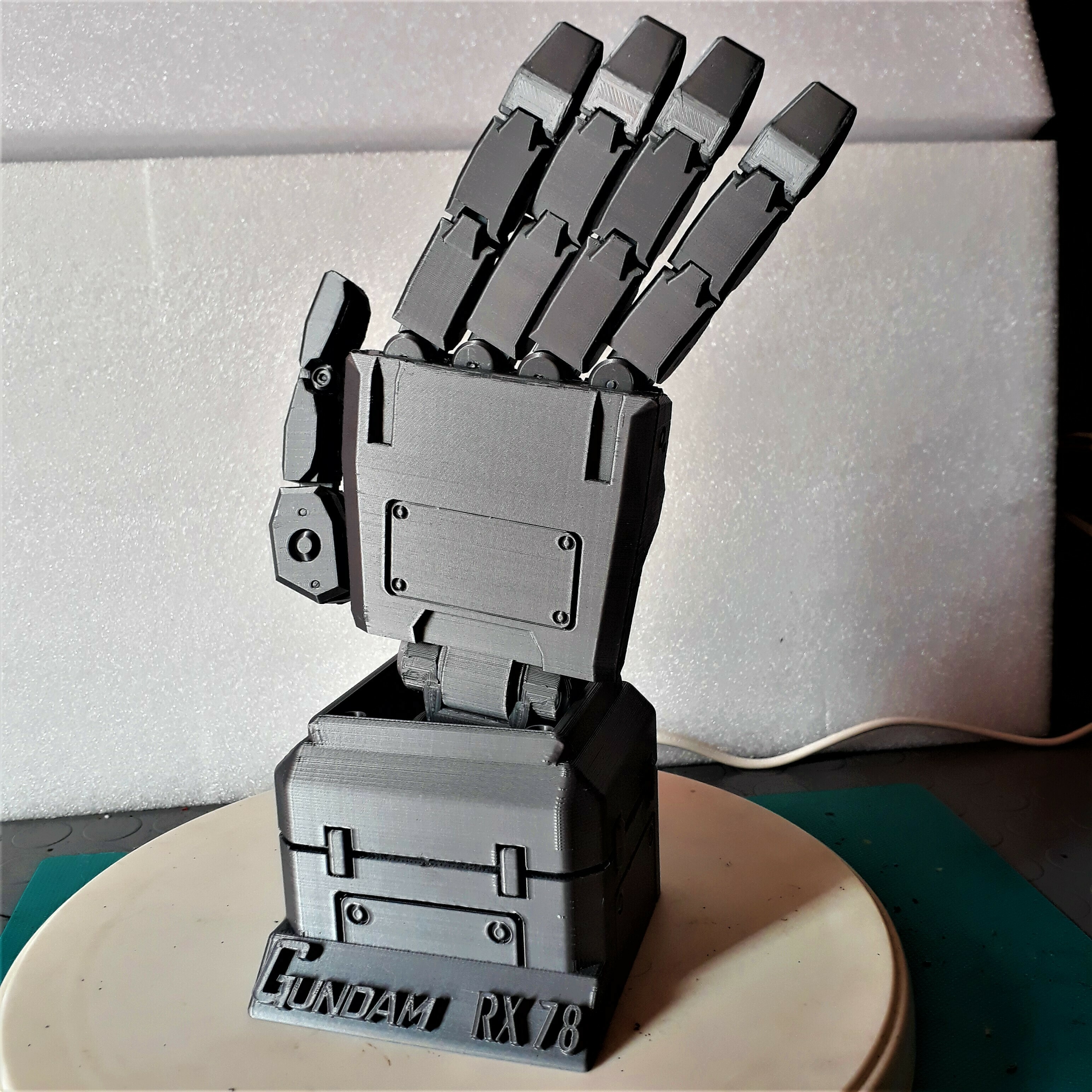 3D file Gundam RX78 Perfect Hand 🤖 ・3D printing model to download・Cults