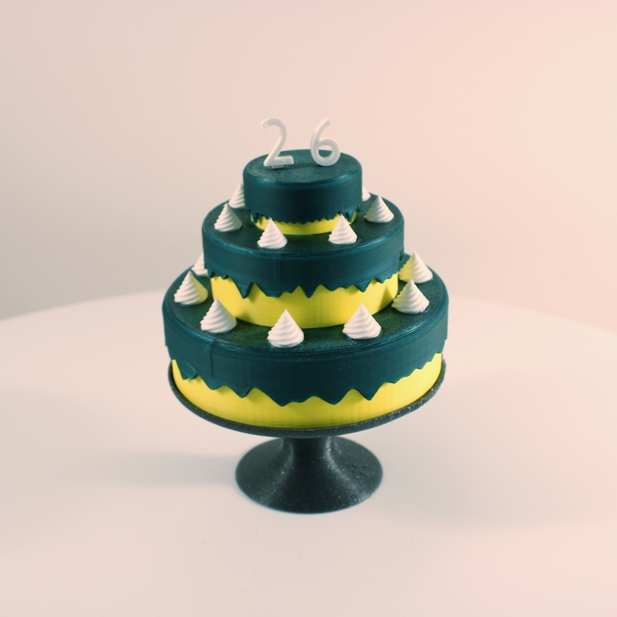 3D printable Birthday cake • made with Ultimaker 2+・Cults