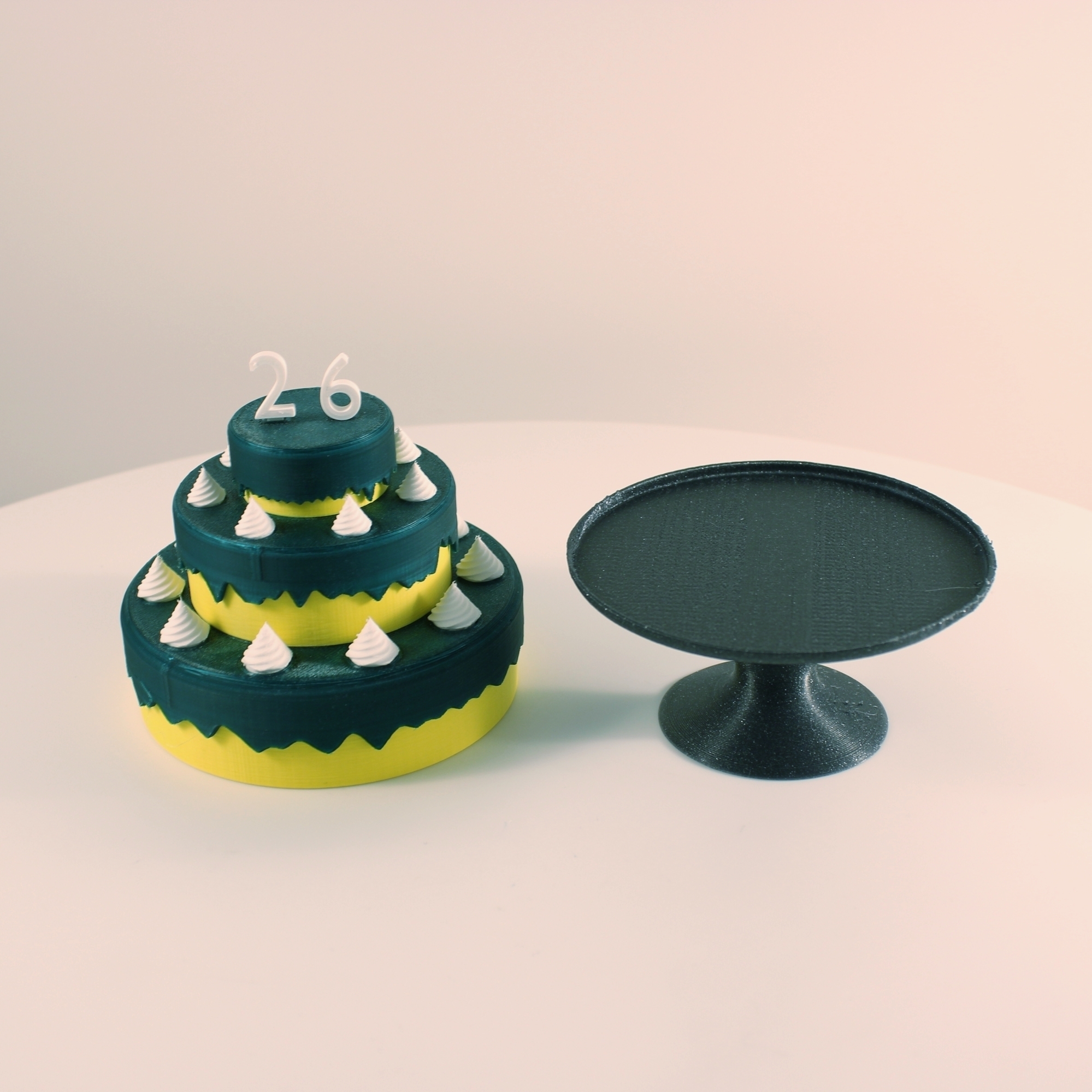 3D printable Birthday cake • made with Ultimaker 2+・Cults