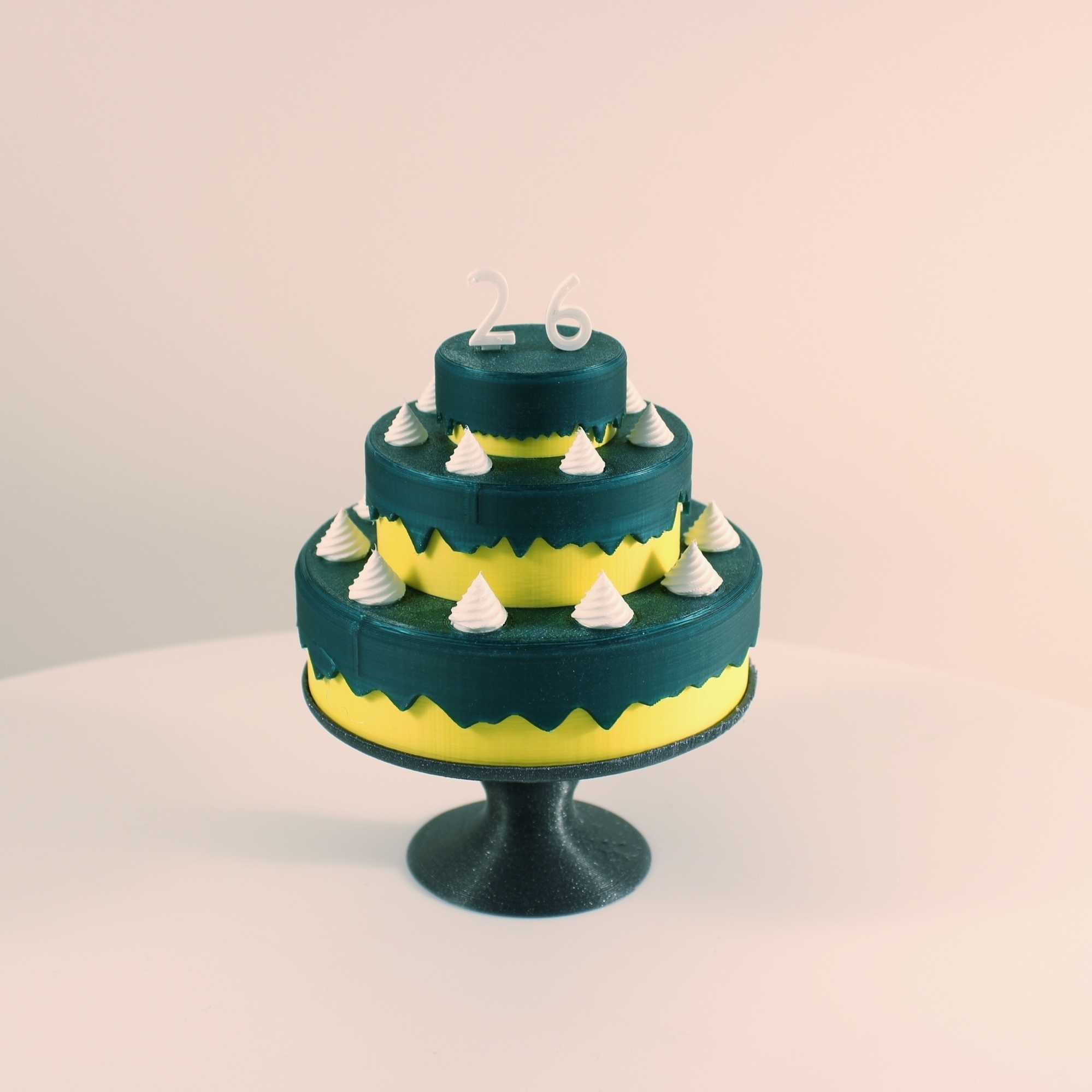 3D printable Birthday cake • made with Ultimaker 2+・Cults