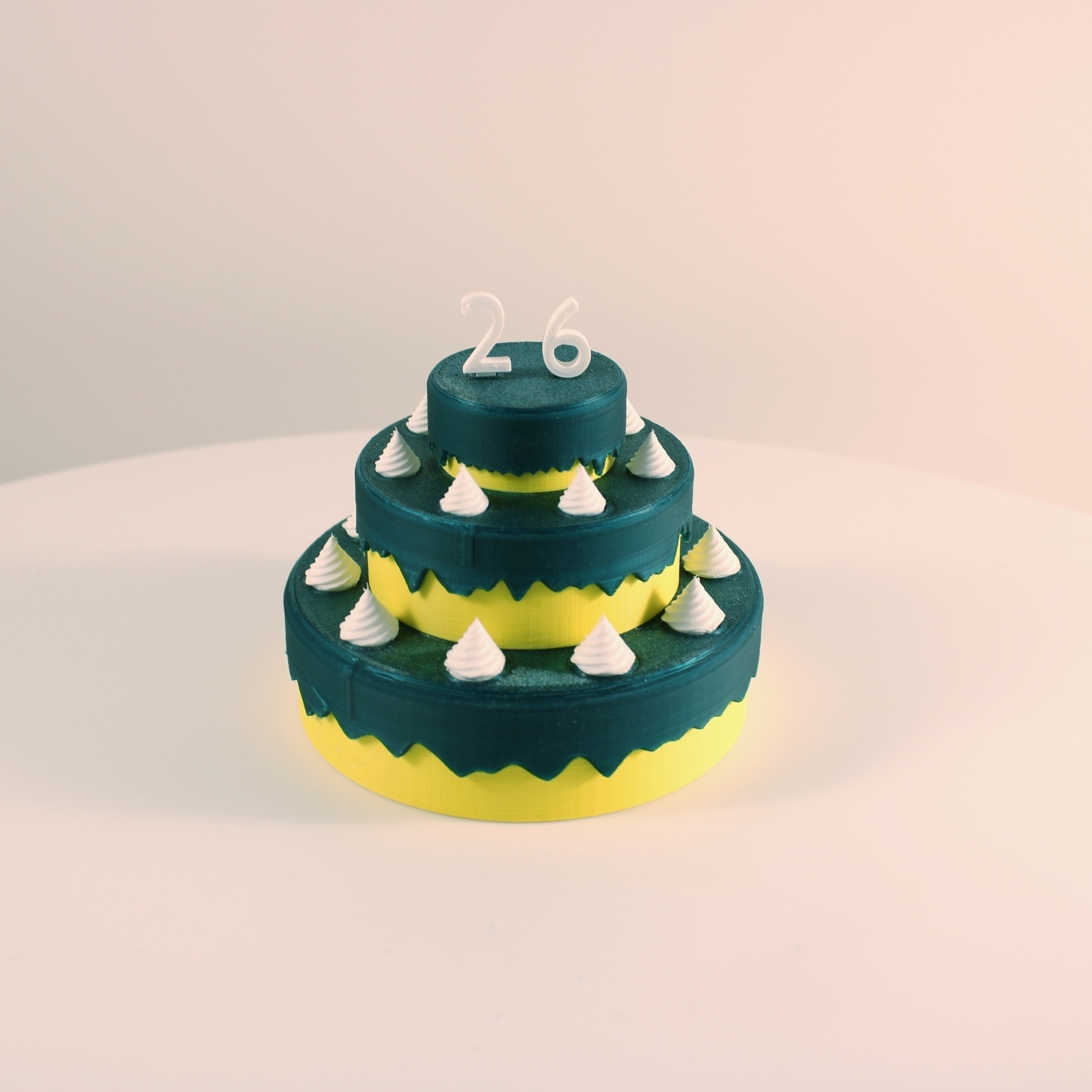 3D printable Birthday cake • made with Ultimaker 2+・Cults