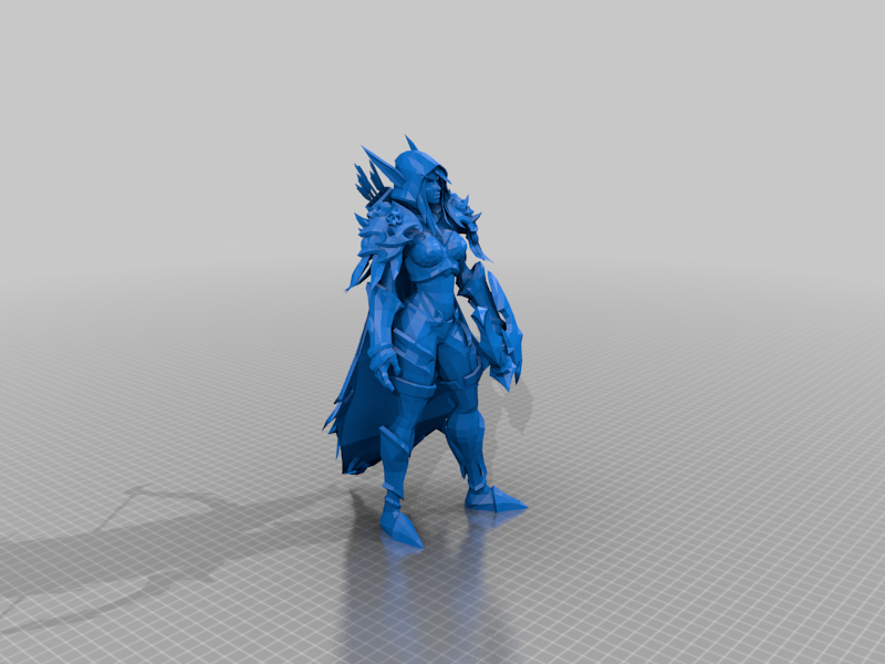 🏹 WoW Sylvanas with bow・Free 3D File for ・Cults
