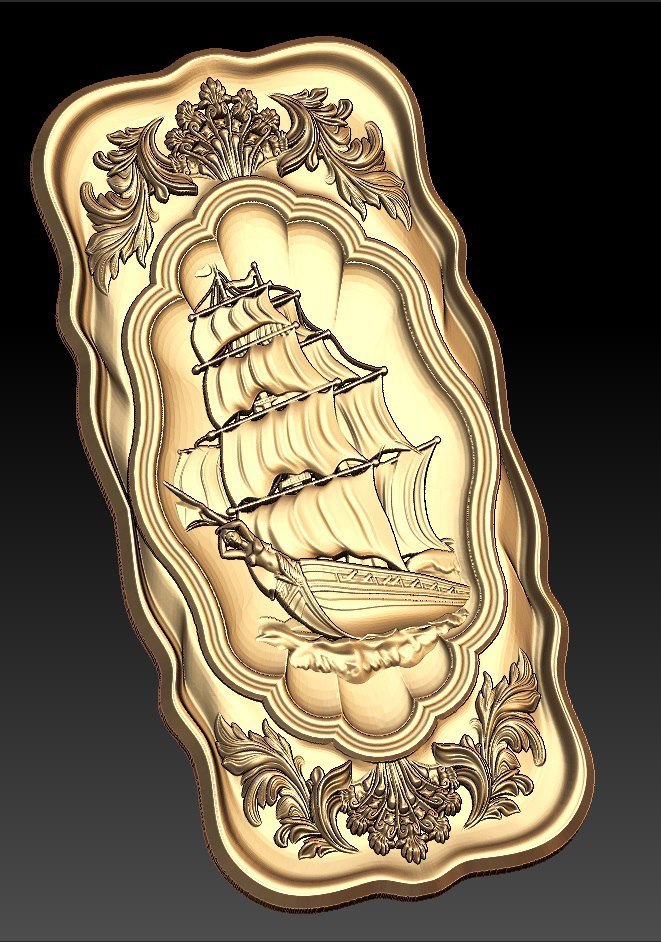 Free STL file ship art cnc 🚢・Model to download and 3D print・Cults