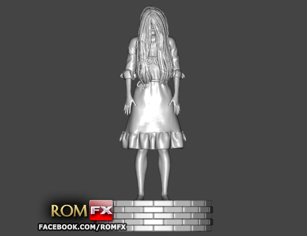 Файл 3D Samara The Ring - Horror Figure Printable 💍・Дизайн 3D-печати ...