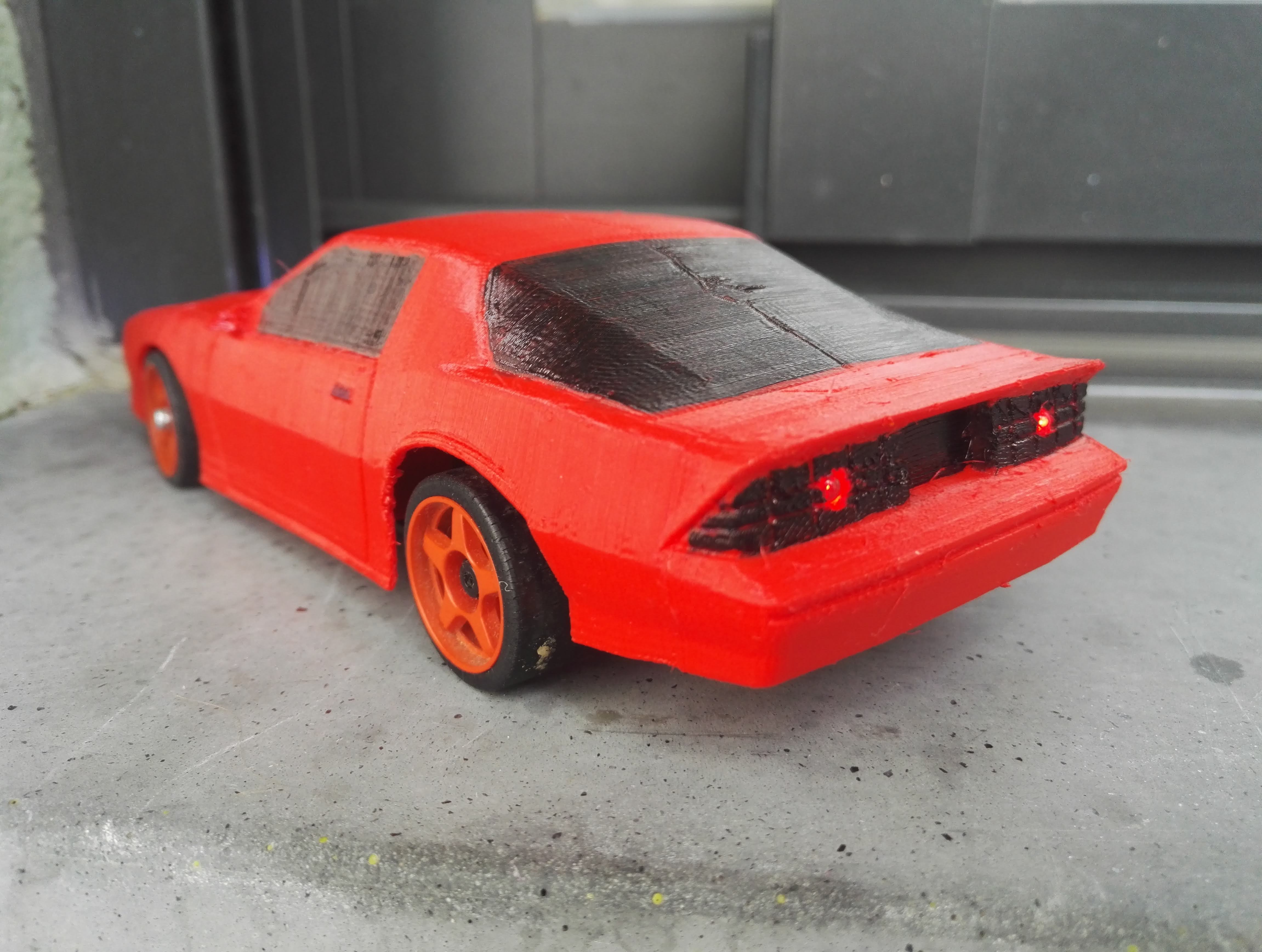 🚙 Chevrolet Camaro Iroc-z 1990 Mini-Z compatible car body・ STL File for ...
