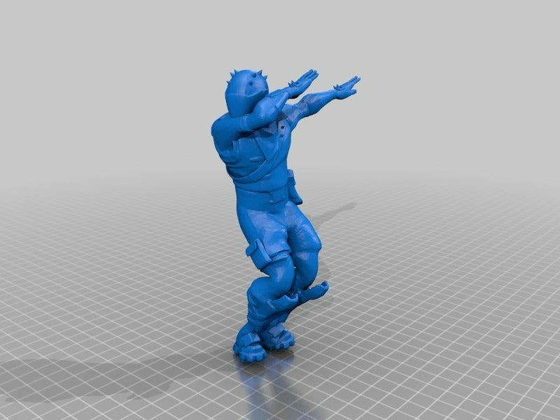 Archivo STL gratuito Fortnite Rusty Raider Dab 🕹️ ・Objeto para ...