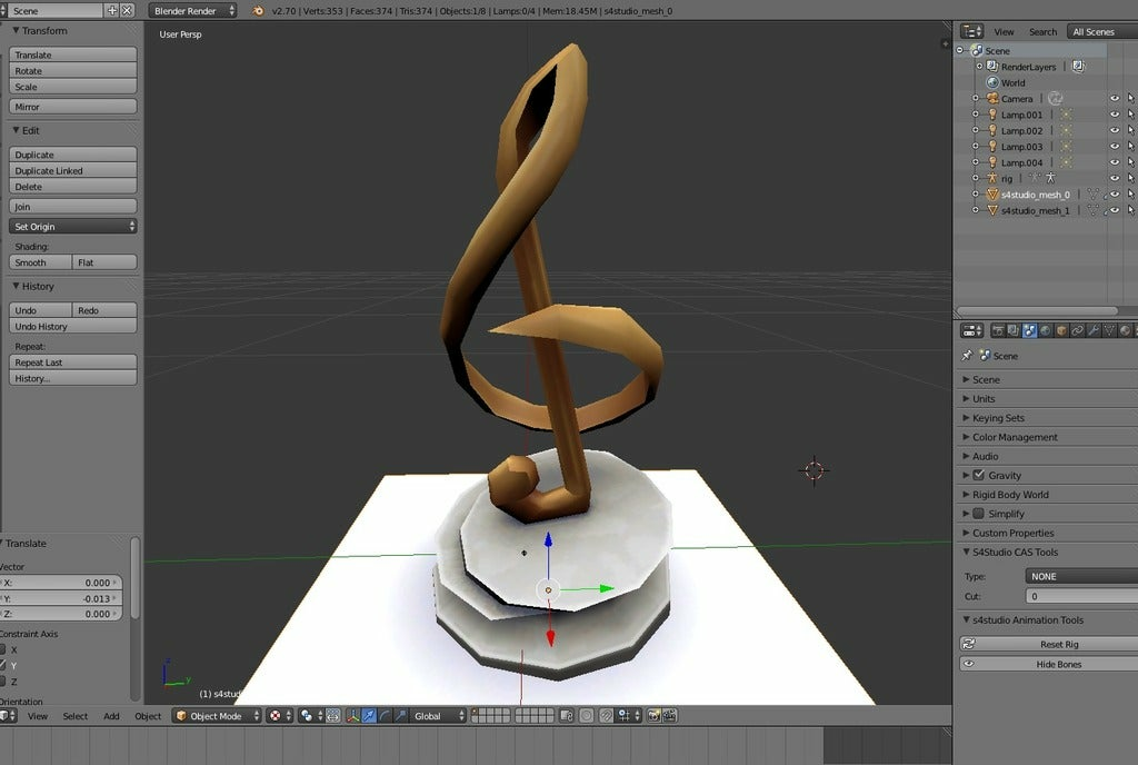Free STL file Off the Charts Music Award Sims 4 🎵 ・Design to download ...