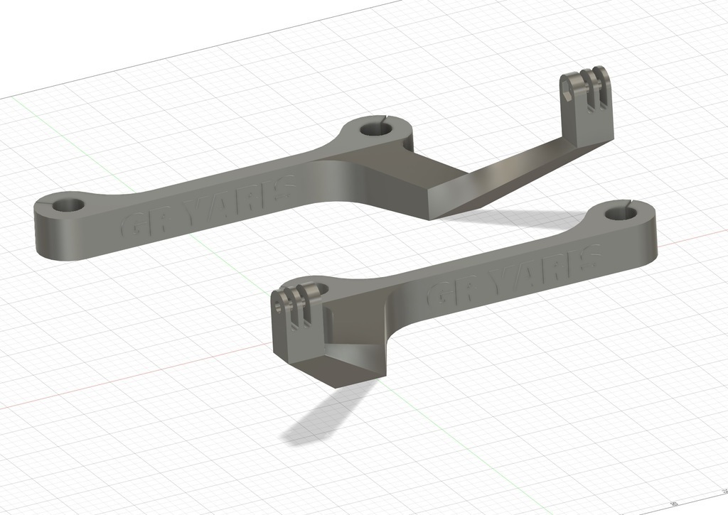 🚗 Toyota GR Yaris - Gopro Headrest Mount・Free 3D File for ・Cults