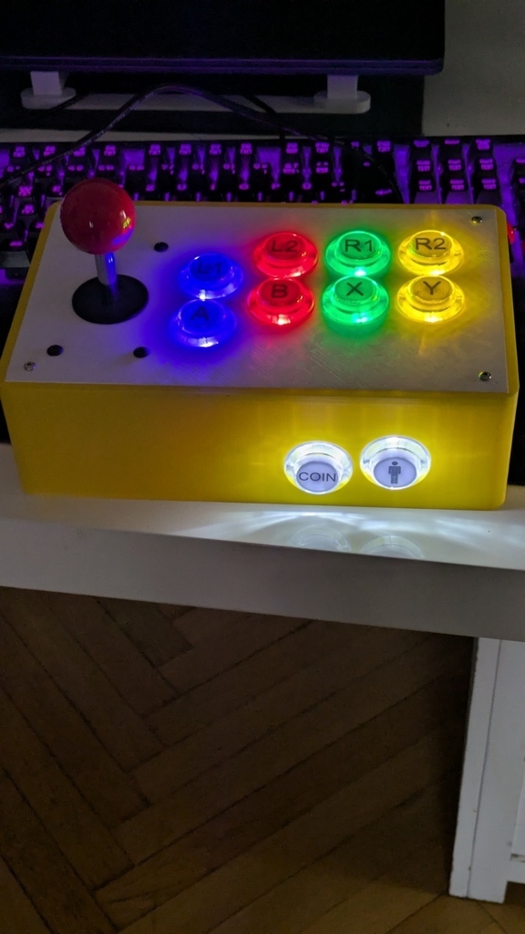 🕹️ A.D.A.C. otro mando arcade de bricolaje・Archivo 3D Gratis para ・Cults