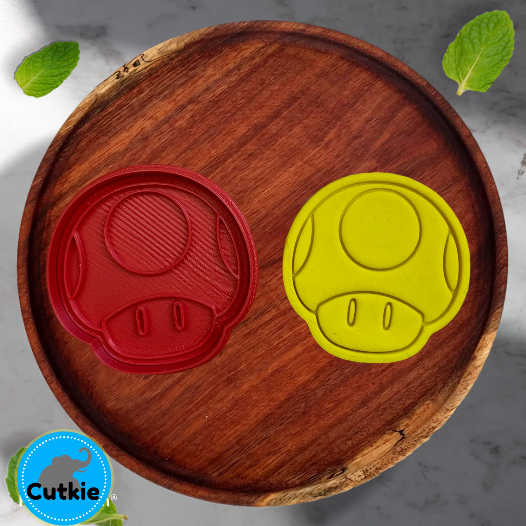 STL file Toad cookie cutter / Cortador de galleta de Toad 🍪・Template to ...