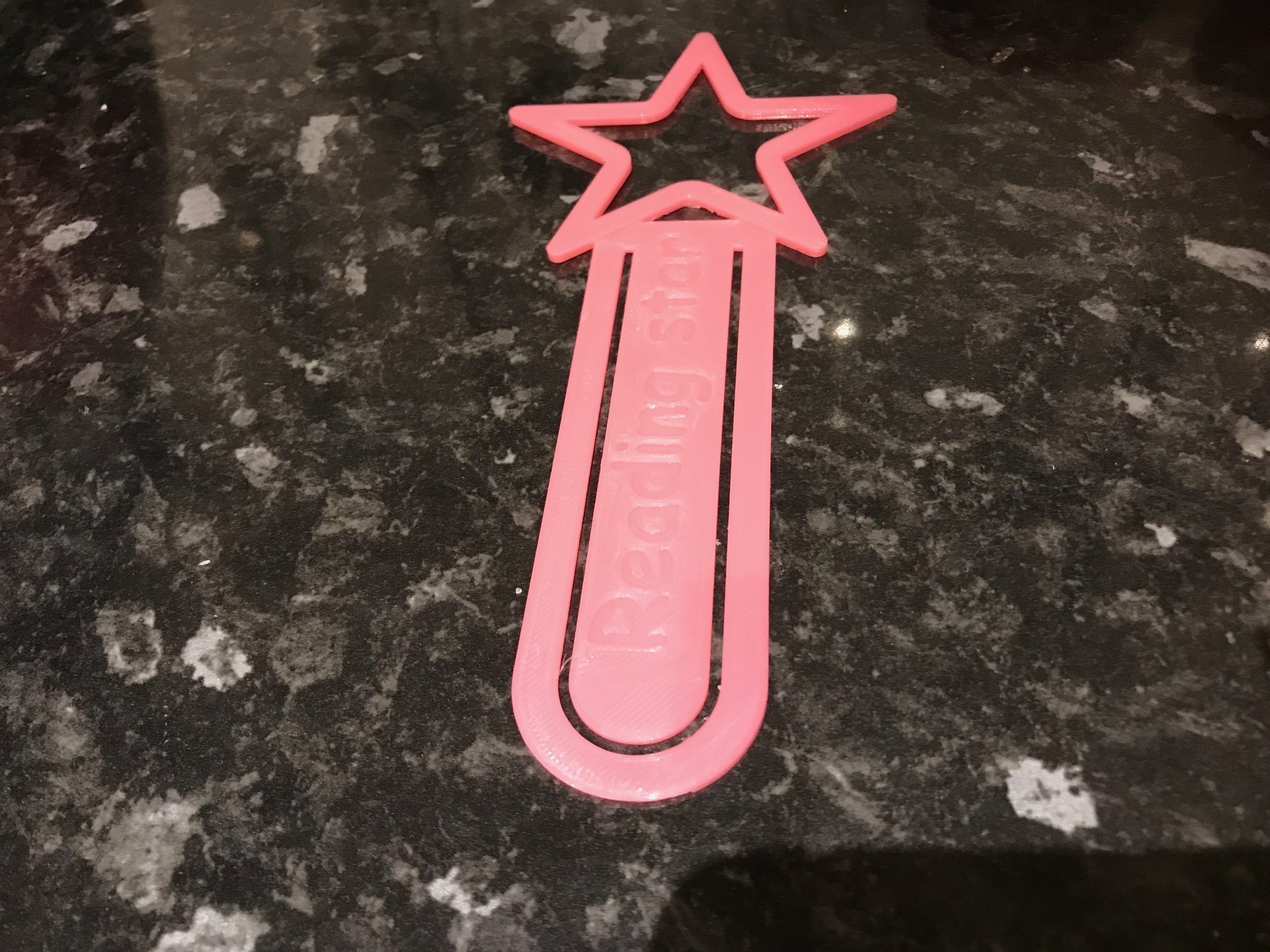 Free STL file reading star bookmark ⭐ ・3D printable object to download ...