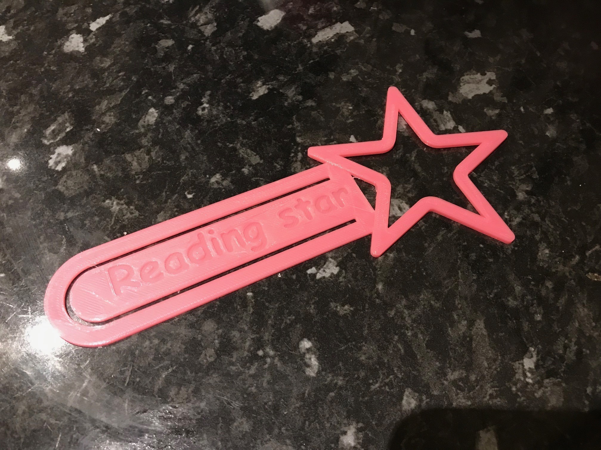 Free STL file reading star bookmark ⭐ ・3D printable object to download ...