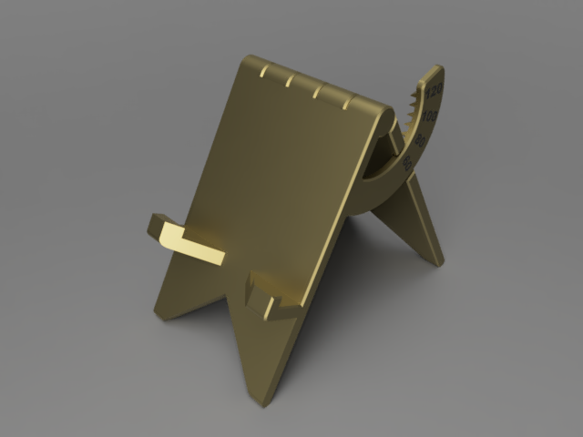 📞 Adjustable Phone Stand (PIP)・free STL file for ・Cults