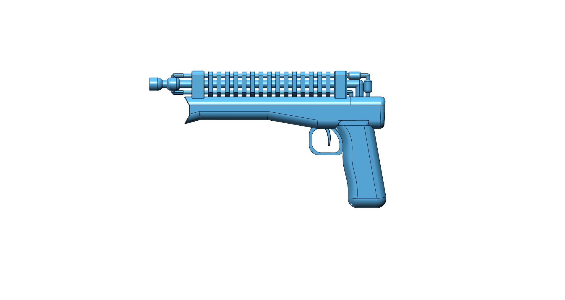 Free STL file Laser Gun 🔫 ・3D printing model to download・Cults
