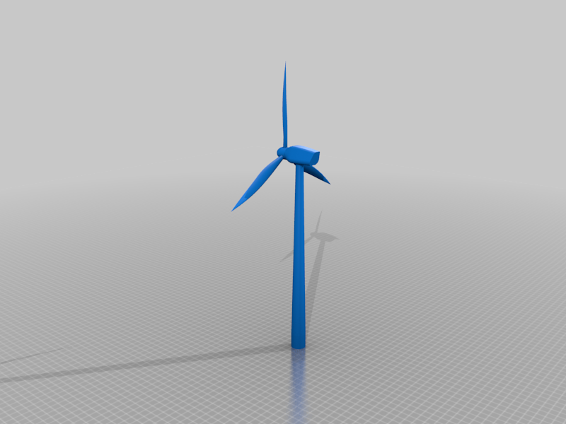 🌬️ H0/HO scale 1:87 Wind generator / wind turbine・Free STL File for ・Cults