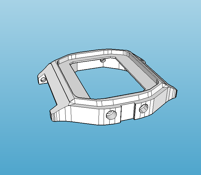 Free STL file Watch case type Casio A159WGEA ⌚ ・3D printing template to ...