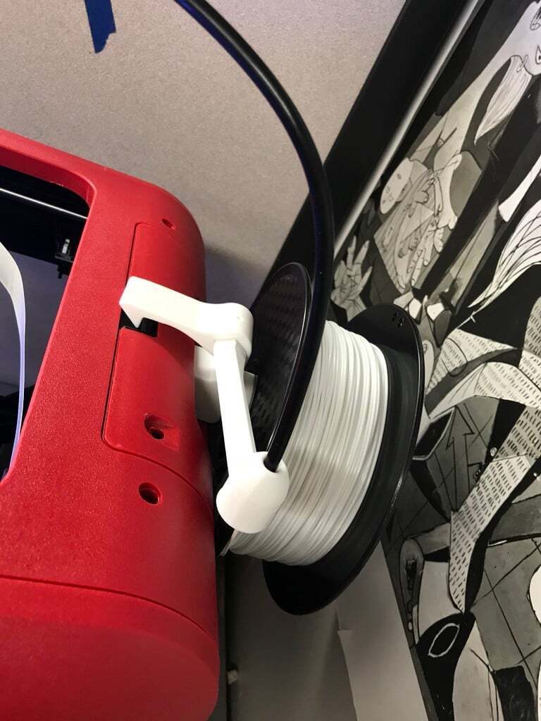 3D print External spool holder for FlashForge Finder & Inventor II 3D ...