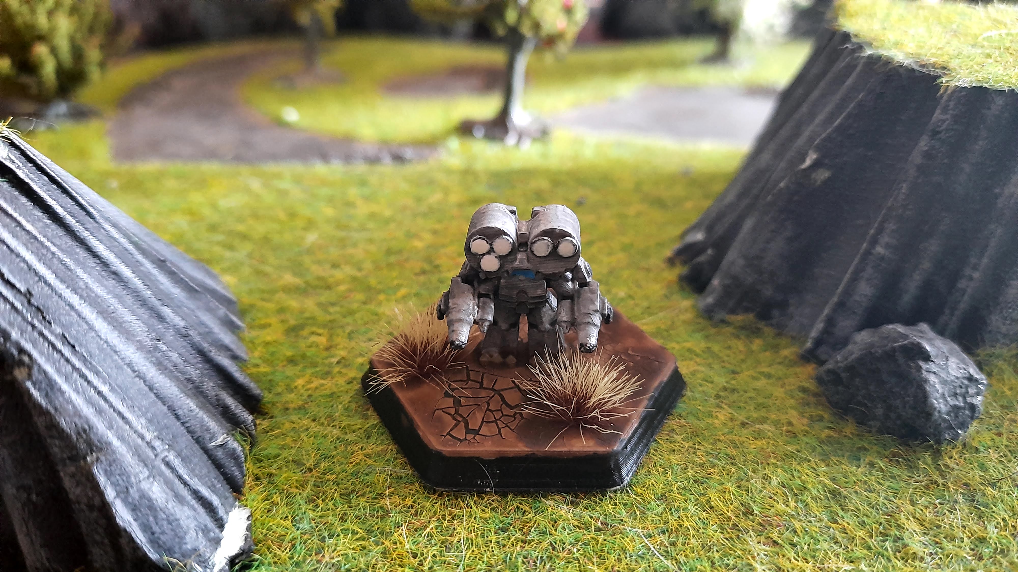 👹 Golem Battle Armor 6mm scale・Free STL File for ・Cults