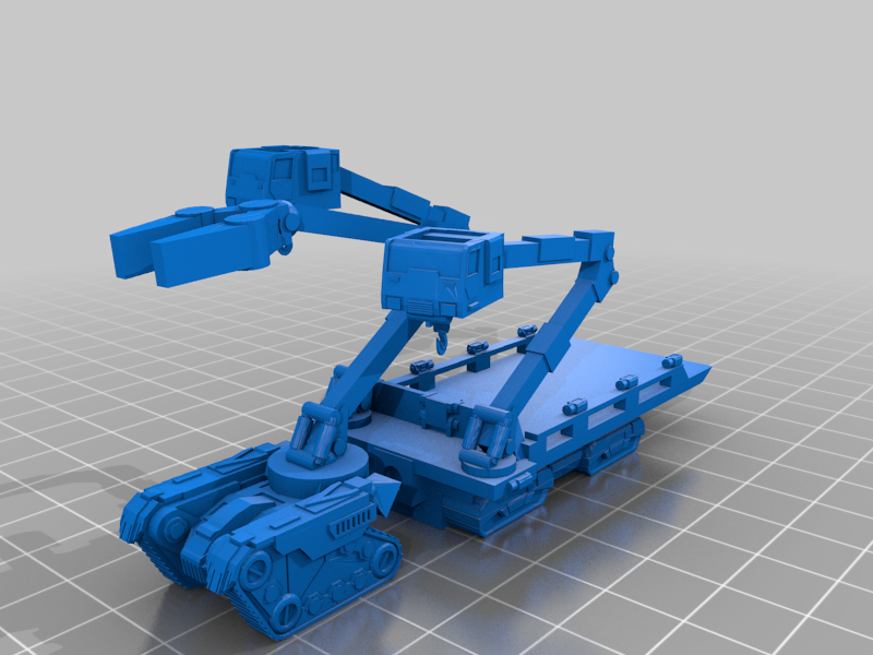 🎲 Field Repair and Salvage vehicle 6mm scale・Free STL File for ・Cults