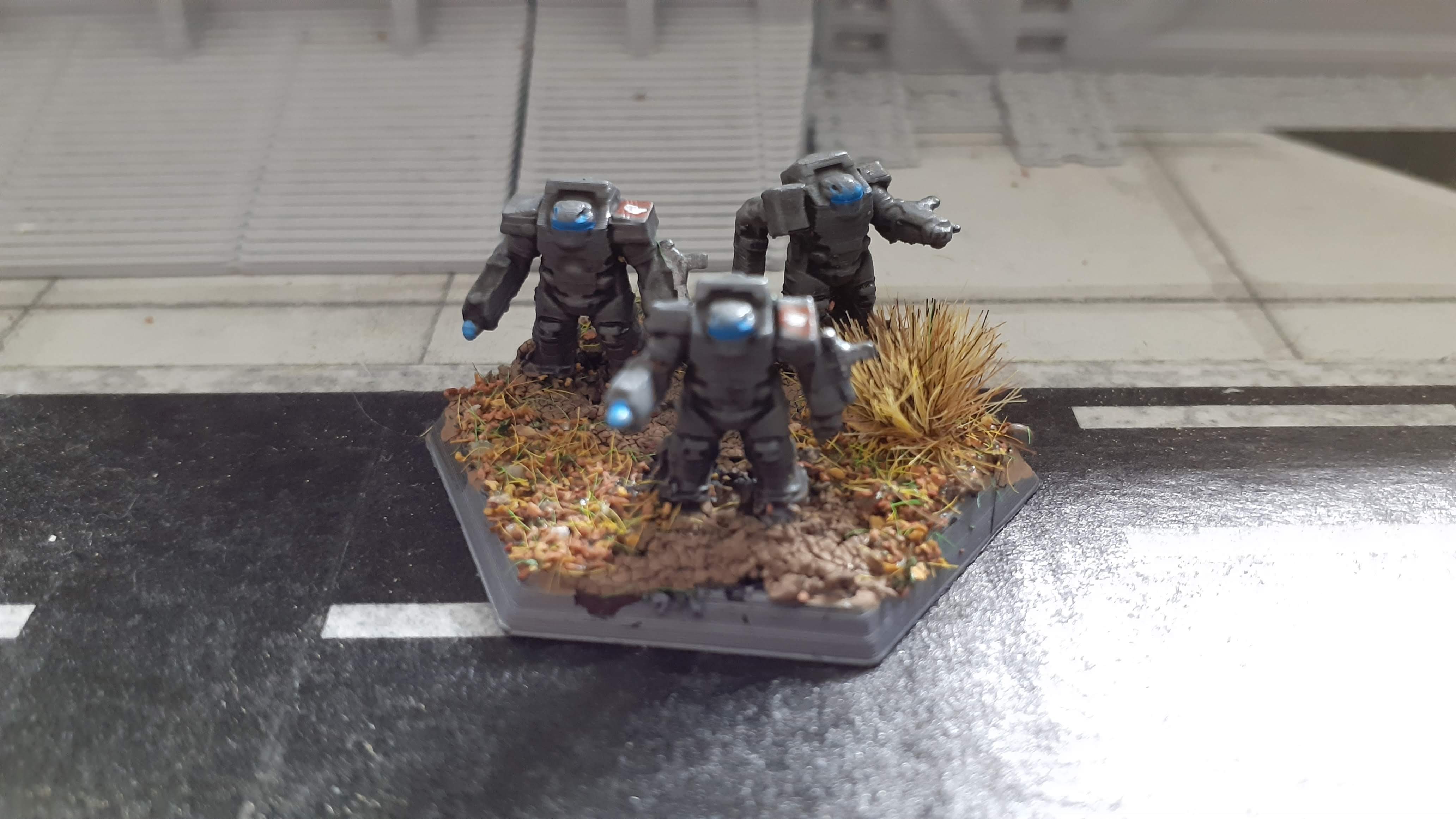 🎲 Gray Death Standard Battle Armor 6mm scale・Free STL File for ・Cults