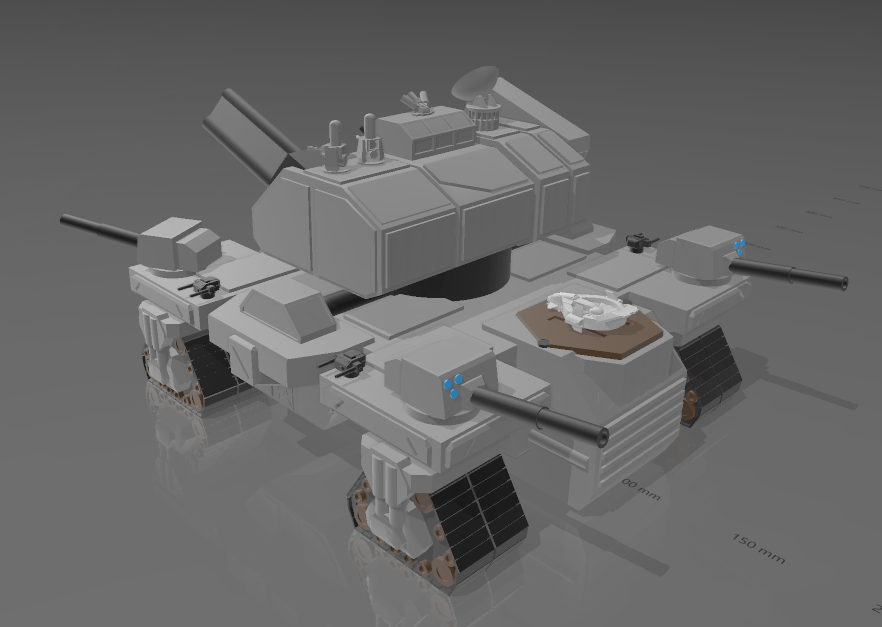 🎲 Rattler MKII BT Model 6mm mechscale・ STL File for 3D printing・Cults