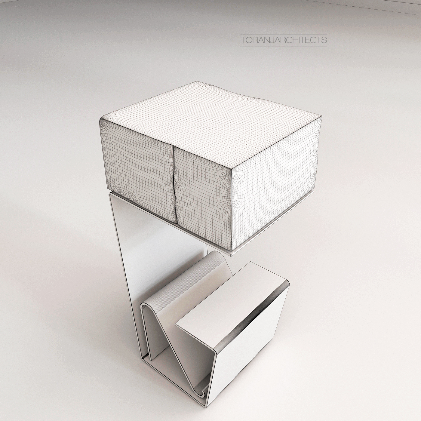 3D file The Line Side Table ☕・3D printable model to download・Cults